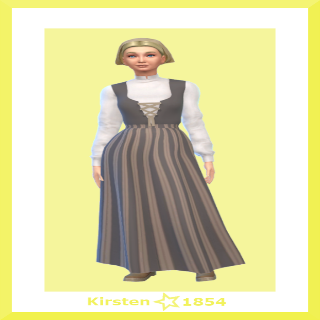 Sifix Kristin Bunad Recolor - The Sims 4 Create a Sim - CurseForge