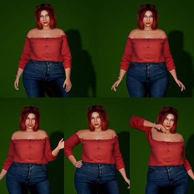Modeling Poses 36 - The Sims 4 Mods - CurseForge