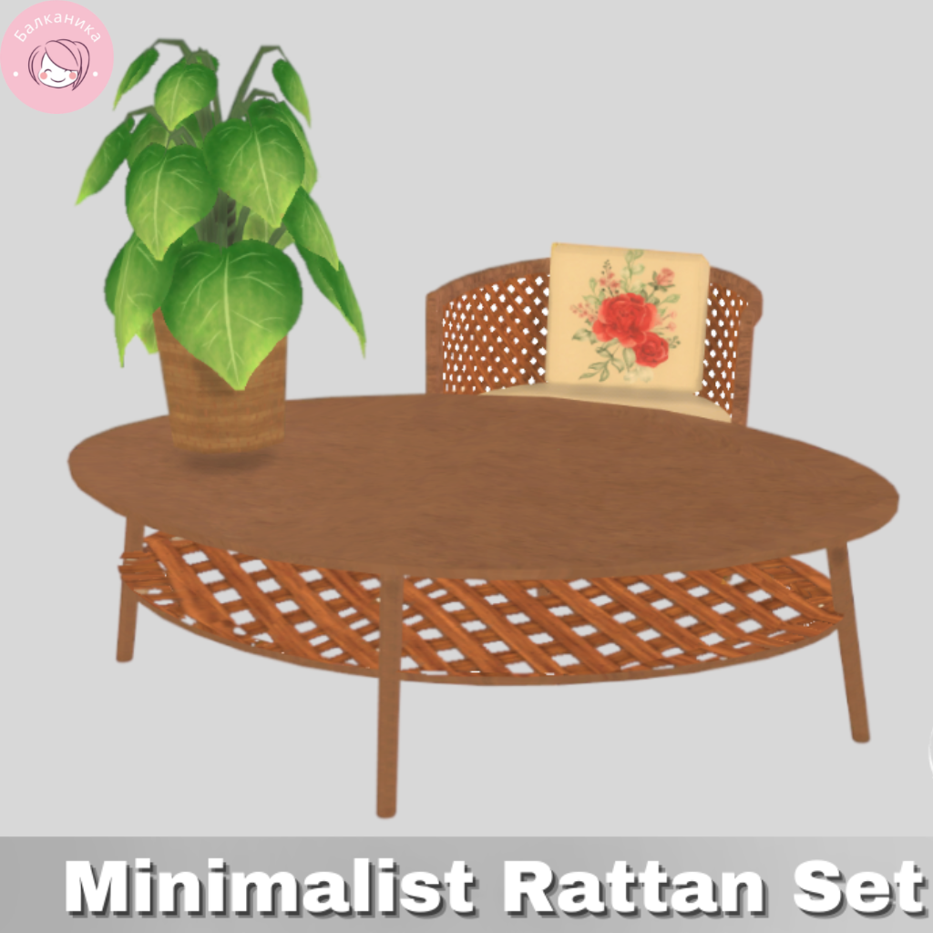 Minimalist Rattan Set - Build / Buy - The Sims 4 - CurseForge