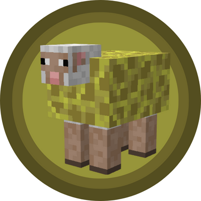 Minecraft Yellow Sheep