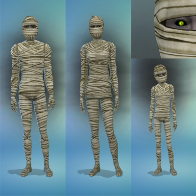 Mummy Costume - ts2 Conversion - Create a Sim - The Sims 4 - CurseForge