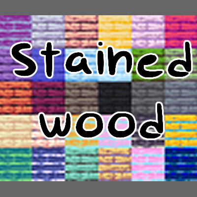 Stained Wood pack - Minecraft Mods - CurseForge