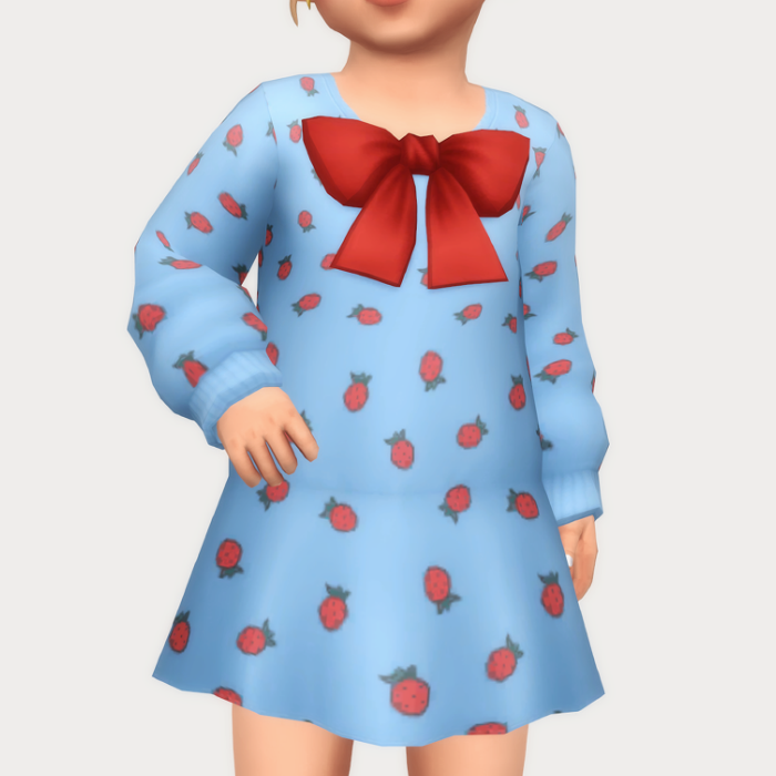 ribbon sweater - toddler - The Sims 4 Create a Sim - CurseForge