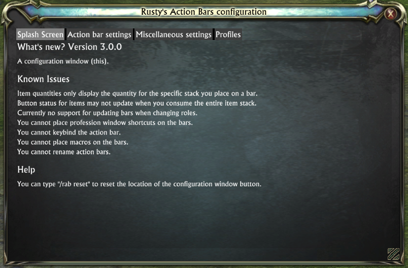 Download Rusty's Action Bars - Rift Mods - CurseForge