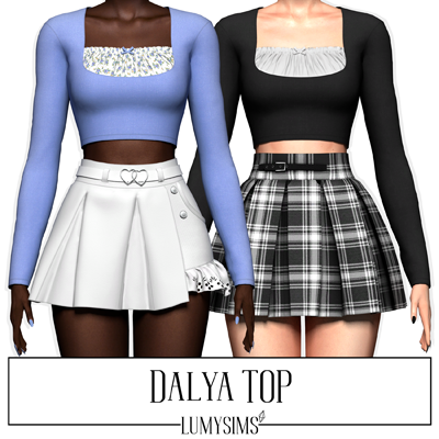 DALYA TOP - The Sims 4 Create a Sim - CurseForge