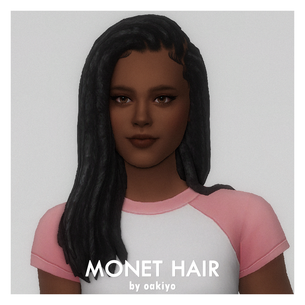 oakiyo - Monet Hair - The Sims 4 Create a Sim - CurseForge