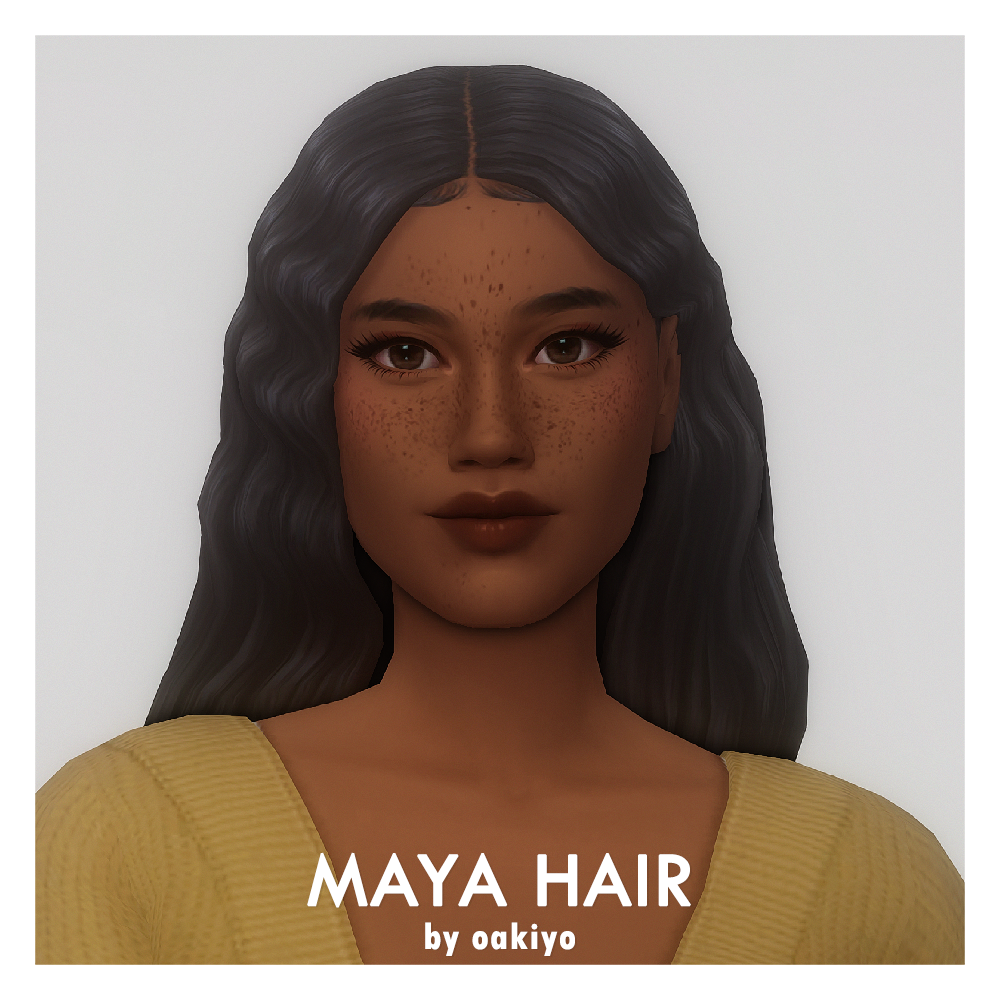 oakiyo - Maya Hair - The Sims 4 Create a Sim - CurseForge