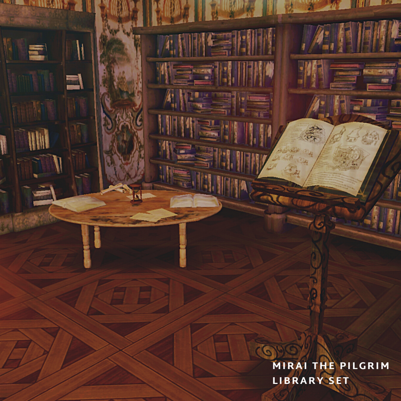 Medieval Library Set - The Sims 4 Build / Buy - CurseForge