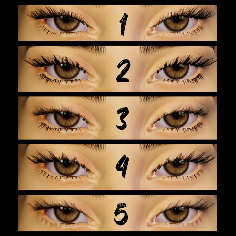 - 3D Eyelash Pack #1 - The Sims 4 Create a Sim - CurseForge