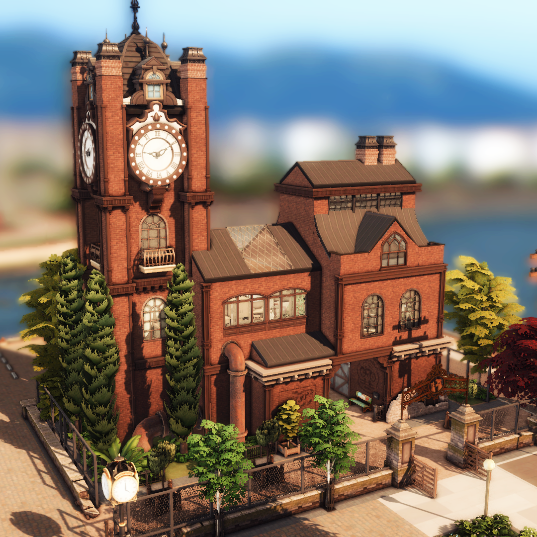 Old Train Station Loft - The Sims 4 Rooms / Lots - CurseForge