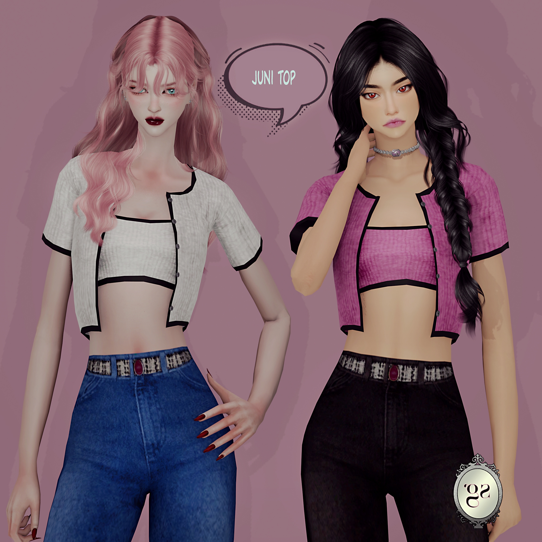 Juni top - The Sims 4 Create a Sim - CurseForge