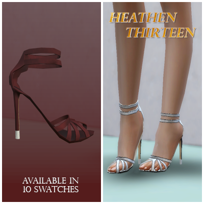 Ver 3: Lace Up and Strap Corset Heels - The Sims 4 Create a Sim ...