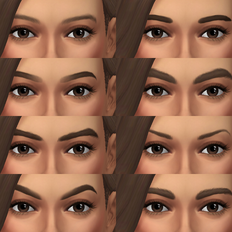 Eyebrow Set 2K19 - The Sims 4 Create a Sim - CurseForge
