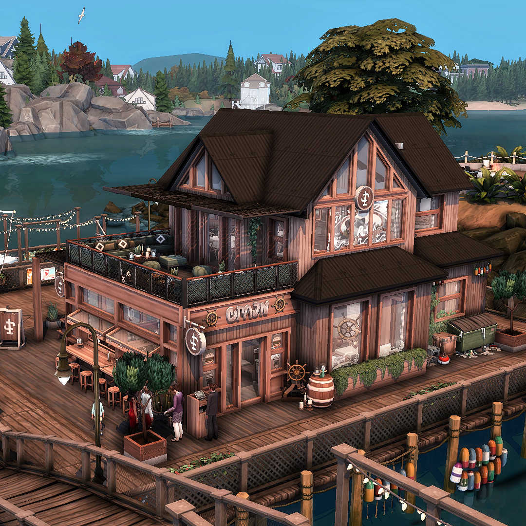 Fish restaurant - The Sims 4 Rooms / Lots - CurseForge