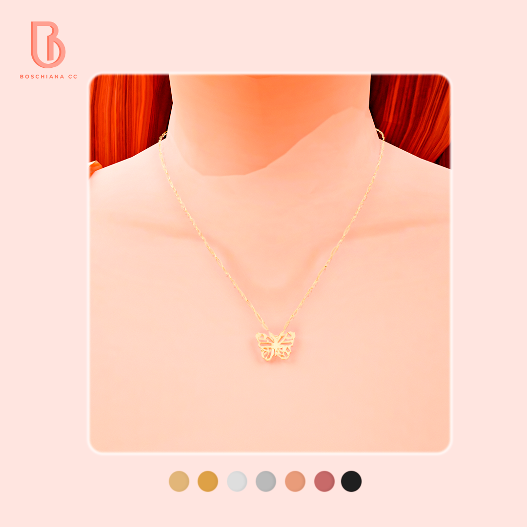 Butterfly Necklace 🦋 - The Sims 4 Create a Sim - CurseForge