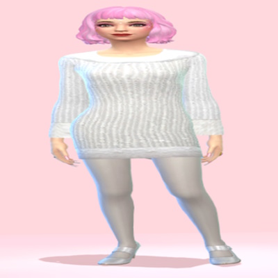 Enid's Snow Dress - The Sims 4 Create a Sim - CurseForge