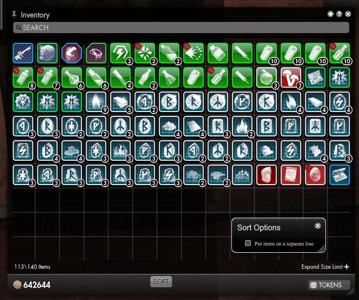 Inventory Sort - Mods - The Secret World - CurseForge