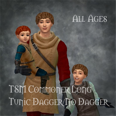 TSM Commoner Long Tunic Dag... - Create a Sim - The Sims 4 - CurseForge