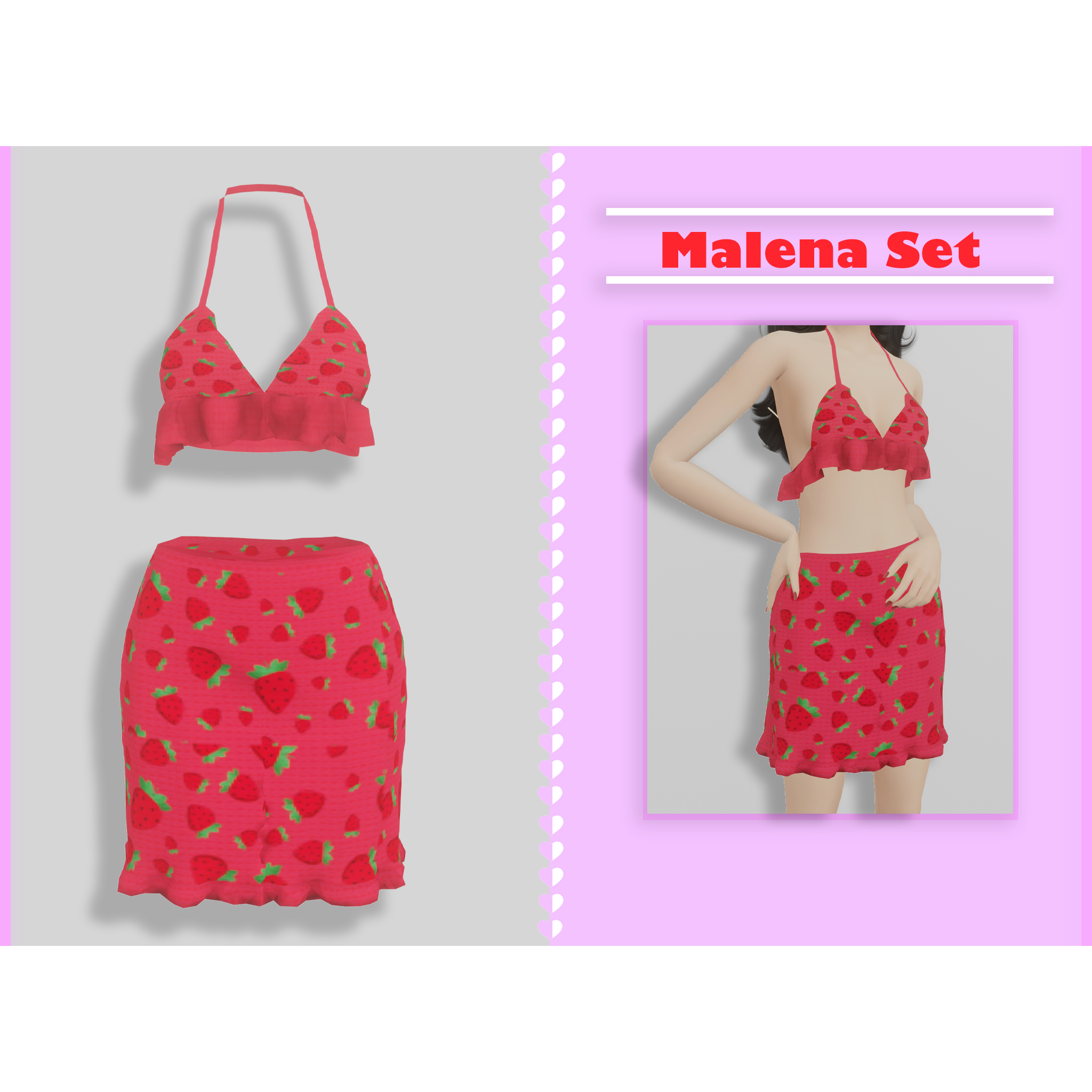 Malena Set ♡ - Create a Sim - The Sims 4 - CurseForge