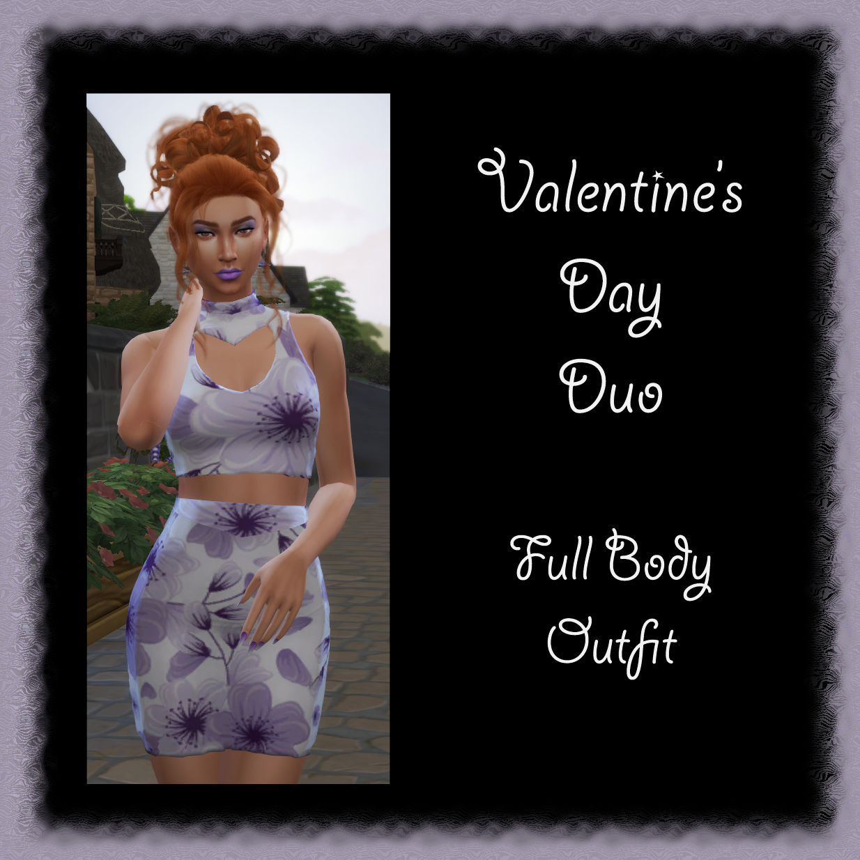 Valentine's Day Duo - Full Body Outfit Download - Create a Sim - The Sims 4