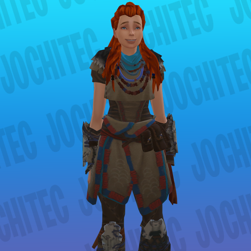 Aloy clothes and hairstyle The Sims 4 Create a Sim - CurseForge