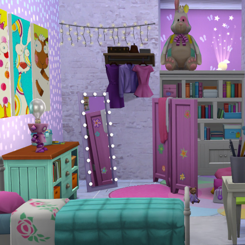 Dress Up Days Girl Bedroom The Sims 4 Rooms Lots Curseforge