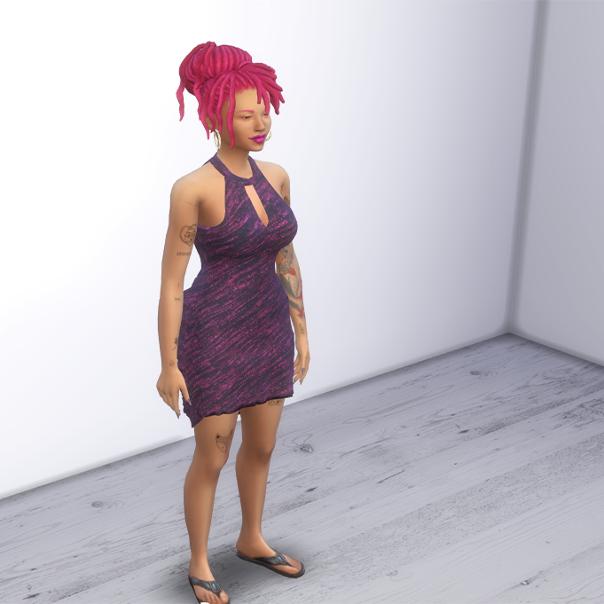 Brenda Dress One - The Sims 4 Create a Sim - CurseForge