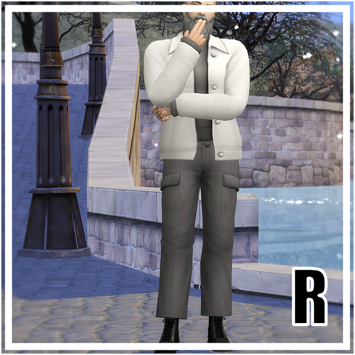 Winter City - M Robin Coat & Snowden Pants Set (Masculine) - The Sims 4 ...