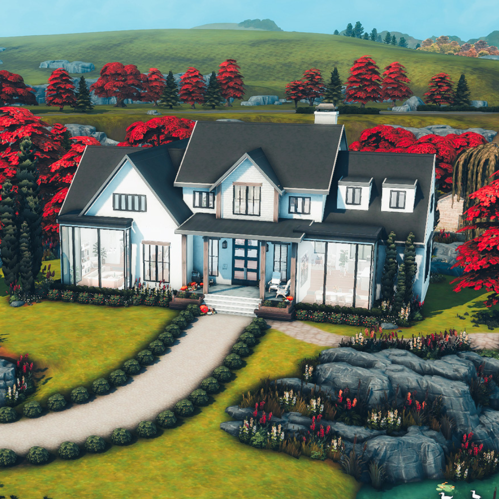 Autumn Farmhouse - The Sims 4 Rooms / Lots - CurseForge