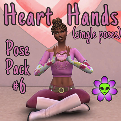 Heart Hands (single poses) - The Sims 4 Mods - CurseForge