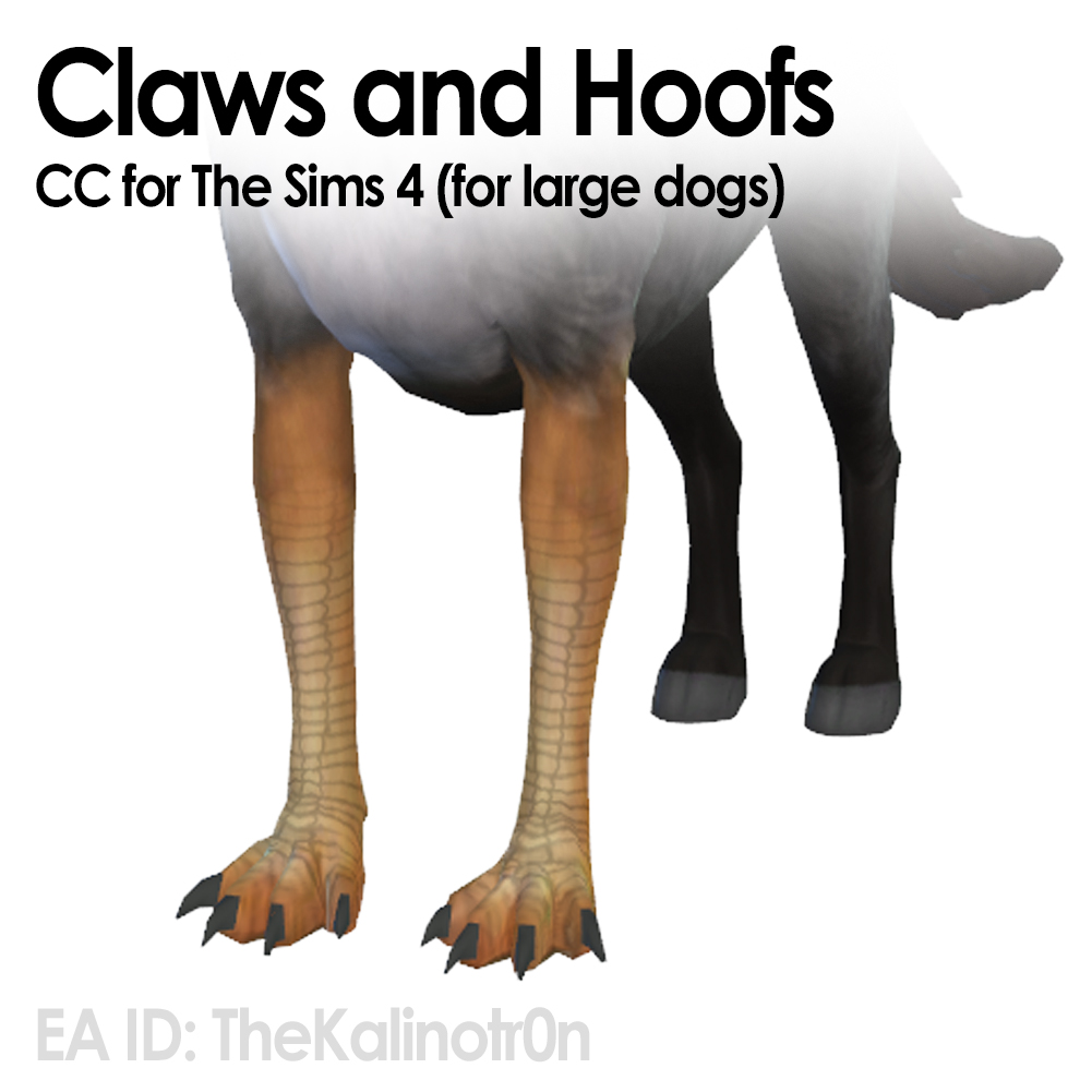 Claws and Hoofs - The Sims 4 Pets - CurseForge