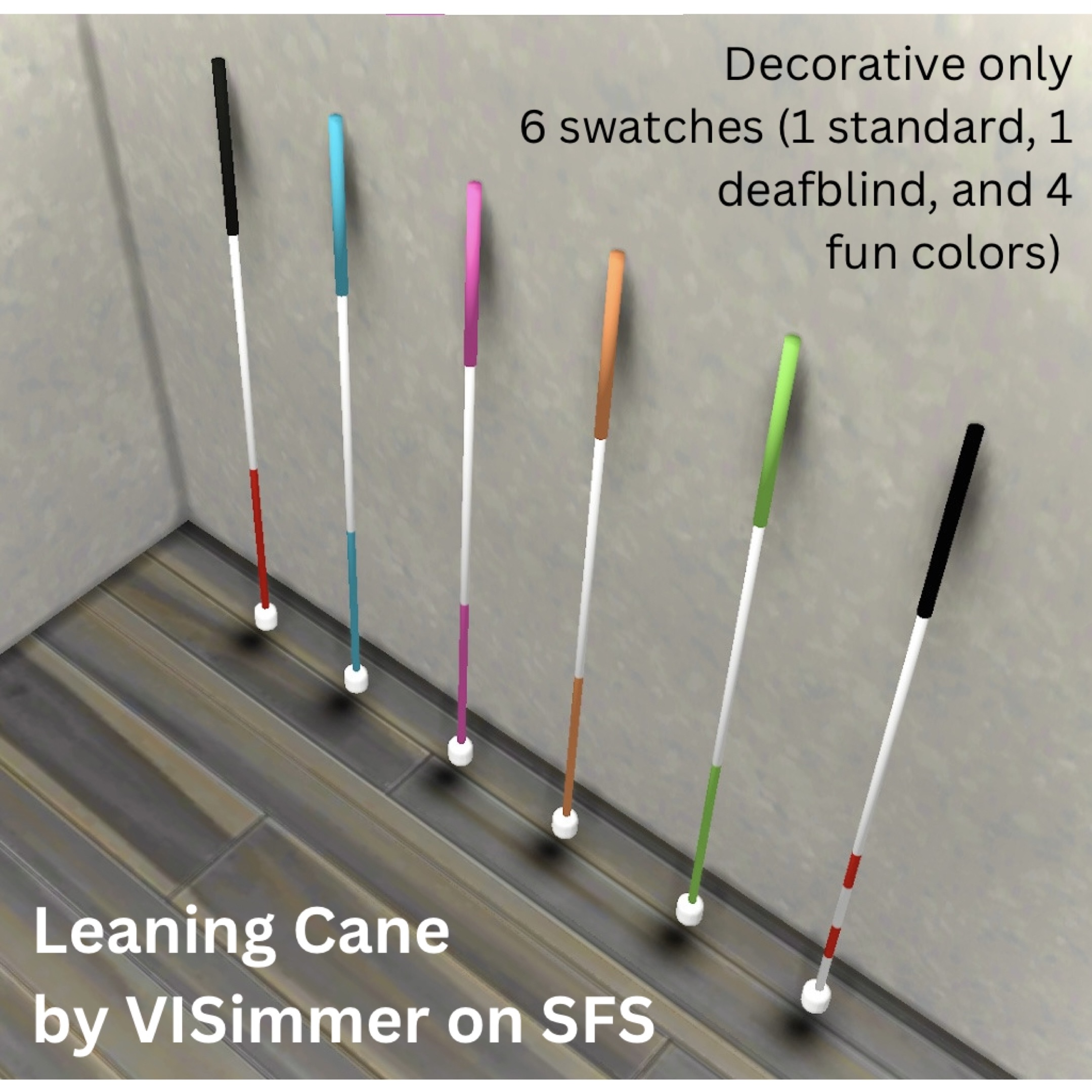 Leaning Cane (Decorative) - The Sims 4 Build / Buy - CurseForge