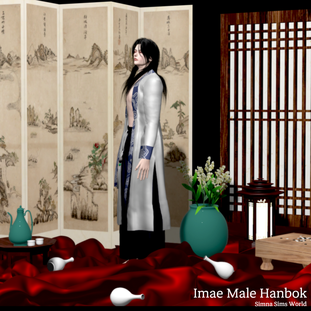 Imae Male Hanbok Outfit - The Sims 4 Create a Sim - CurseForge