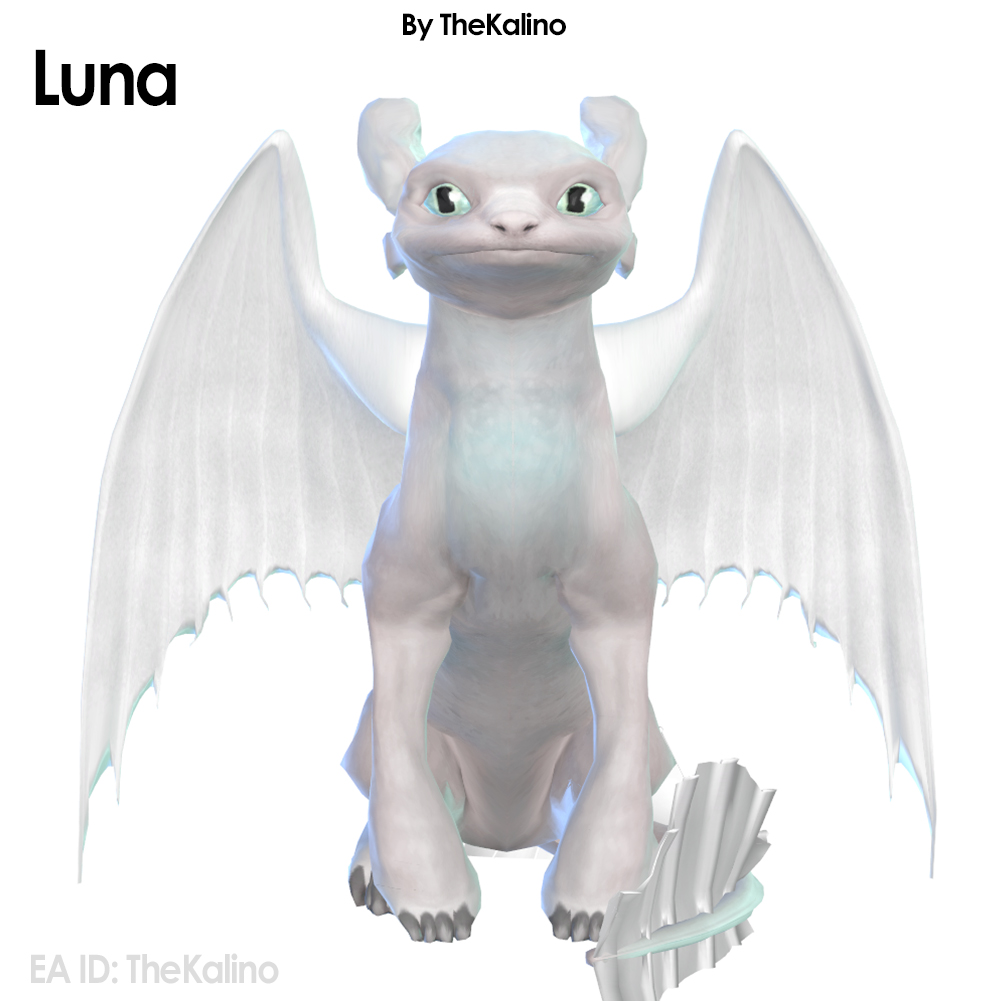 Light Fury Dragon - The Sims 4 Sims / Households - CurseForge