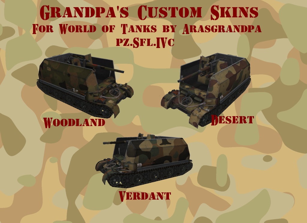 Overview Pz Sfl Ivc Multiple Camo Skins Projects World Of Tanks