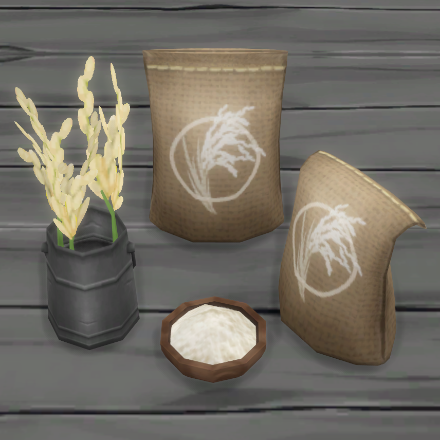 Rice Flour Milled Ingredient - The Sims 4 Mods - CurseForge