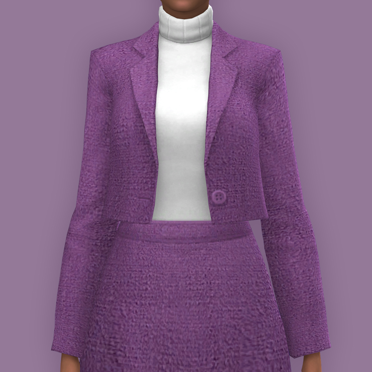 QICC - Neva Fuzzy Blazer - The Sims 4 Create a Sim - CurseForge