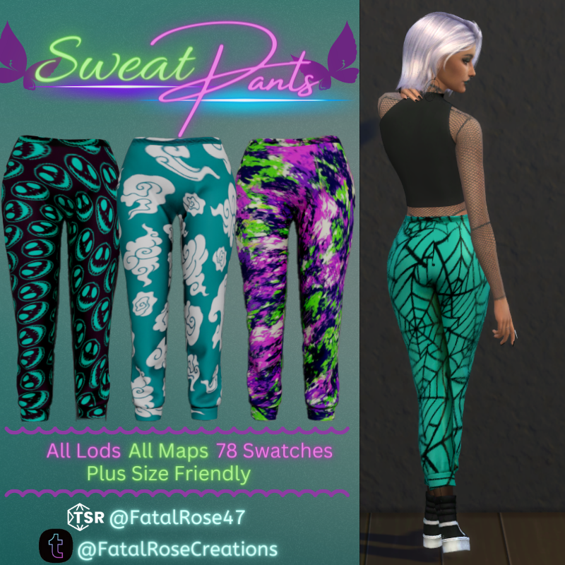 FatalRoseCreations Sweat pants - The Sims 4 Create a Sim - CurseForge