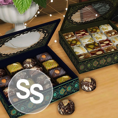 Gift boxes with Turkish Sweets - The Sims 4 Mods - CurseForge