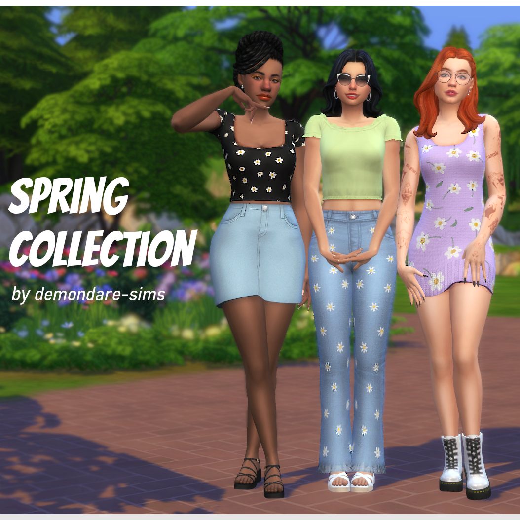 Spring Collection - The Sims 4 Create a Sim - CurseForge