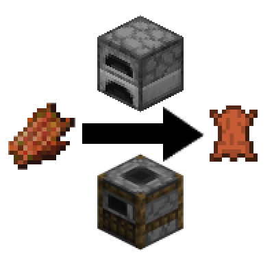Smelt flesh to leather - Minecraft Mods - CurseForge