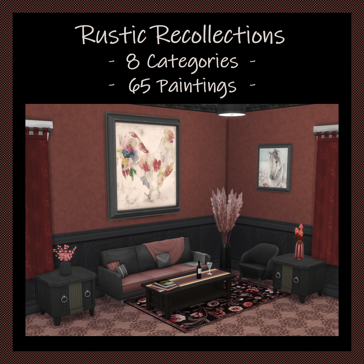 Rustic Recollections Painting Collection - The Sims 4 Build / Buy ...