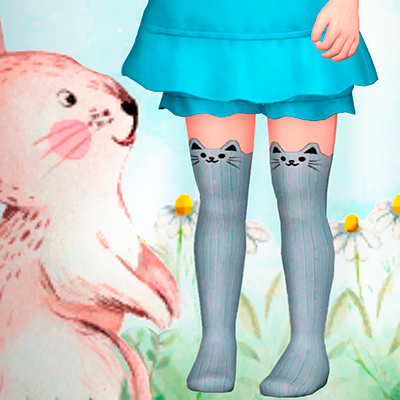 toddler Socks Kawaii Cat - The Sims 4 Create a Sim - CurseForge