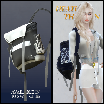 Backpack on One Shoulder (Acc Rings) - Screenshots - The Sims 4 Create ...