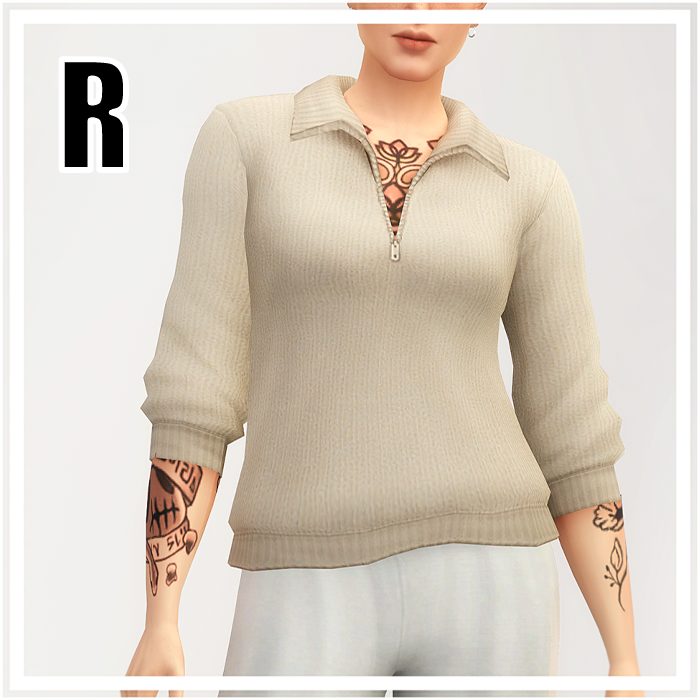 Sadea Wool Sweater - Files - The Sims 4 Create a Sim - CurseForge