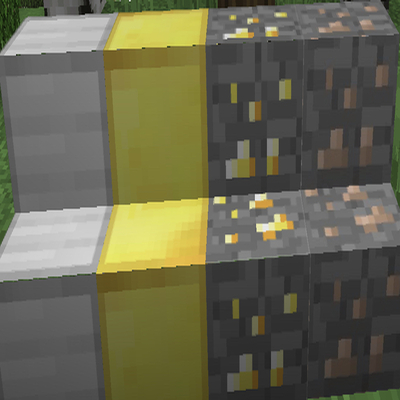 Gold & Iron Stairs - Minecraft Bedrock Addons - CurseForge