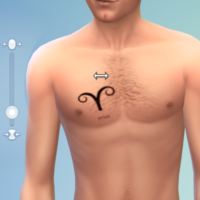 Men Star Sign left chest - The Sims 4 Create a Sim - CurseForge