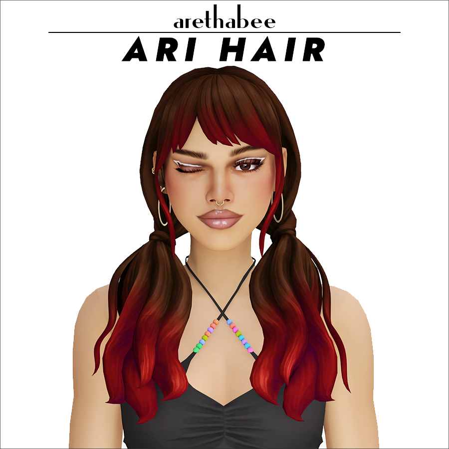 Ari Hair - The Sims 4 Create a Sim - CurseForge