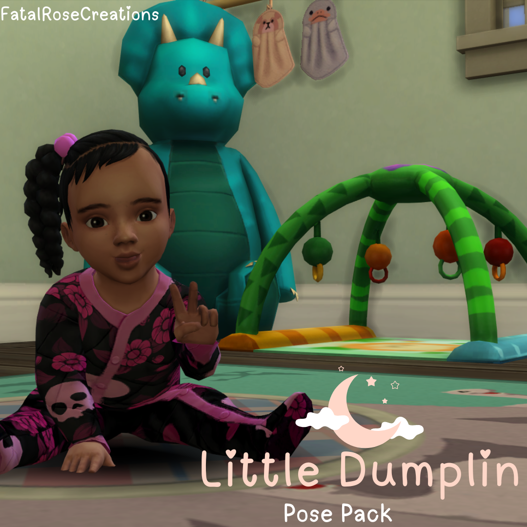 FatalRoseCreations Little Dumplin Pose Pack - The Sims 4 Mods - CurseForge