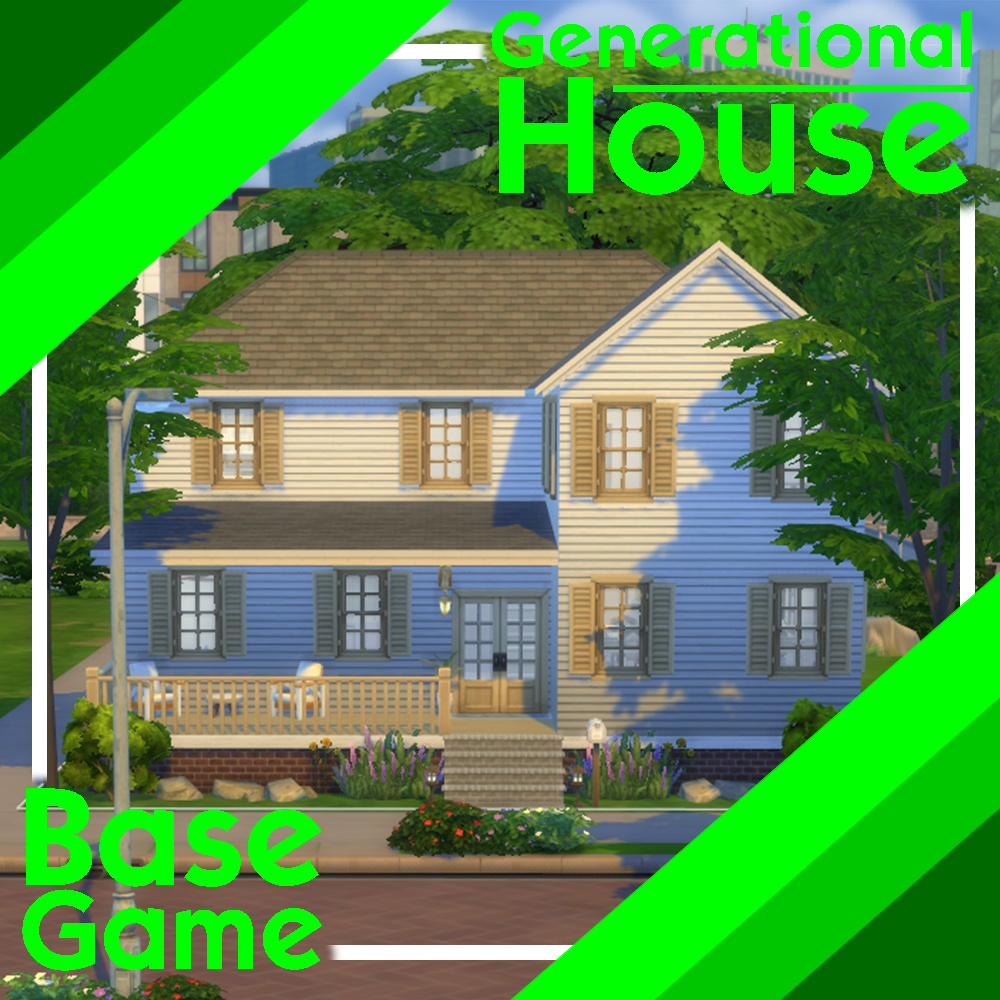 Generational Home (Base Game) - The Sims 4 Rooms / Lots - CurseForge